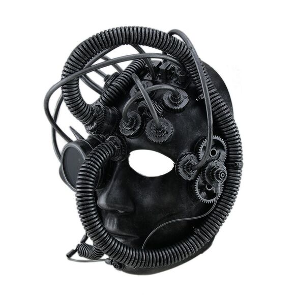 Zeckos | Accessories | Man Droid Full Face Steampunk Cyborg Mask ...
